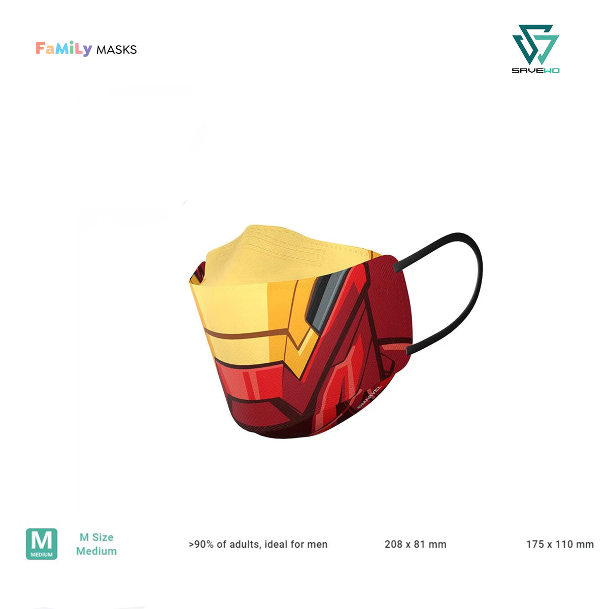 Iron Man Face Mask Template